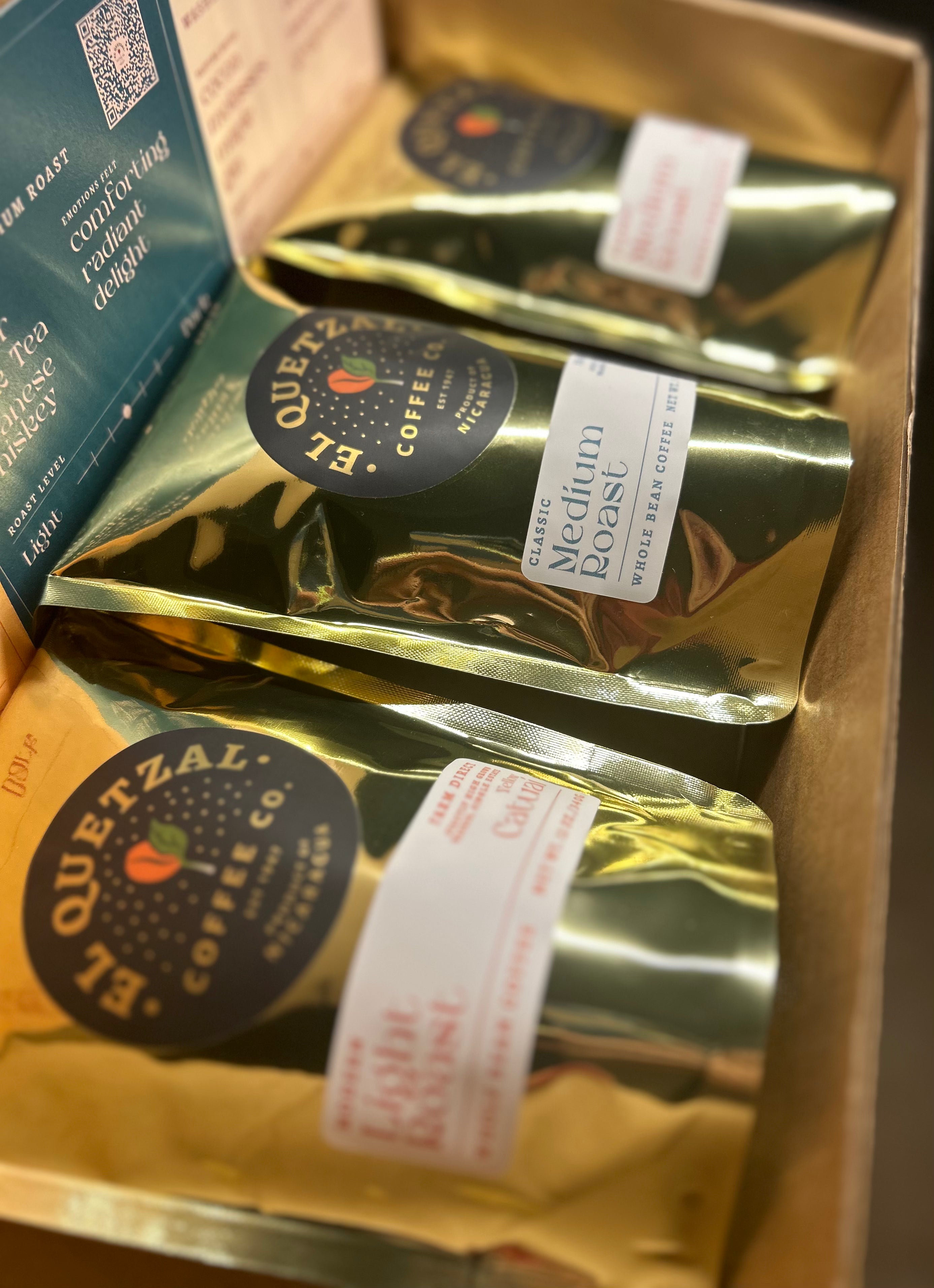 El Quetzal Roasted Coffee Sampler